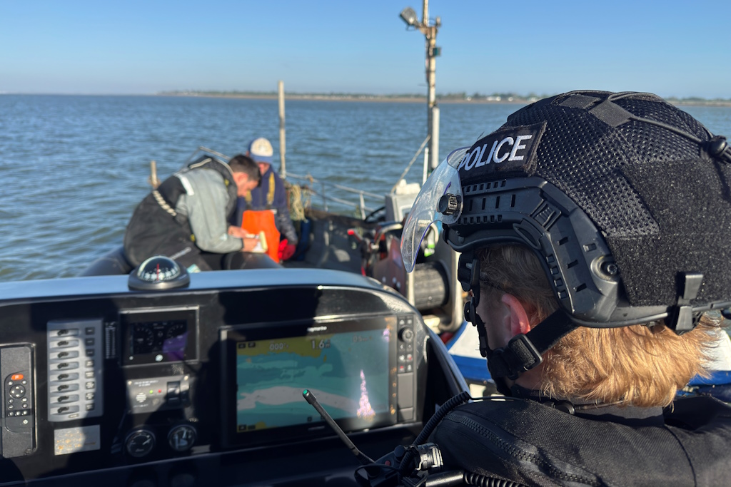 Marine Unit's joint fisheries patrols | Essex Police